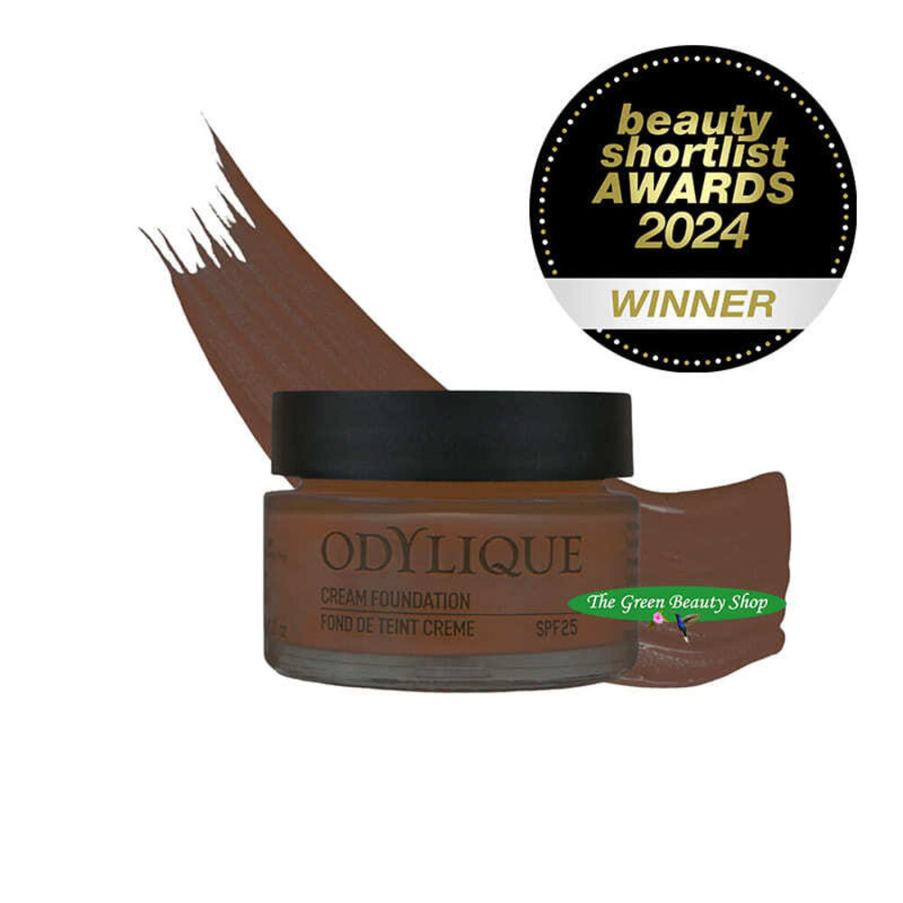 Odylique Crème Foundation koel diep chocoladebruin - The Green Beauty Shop