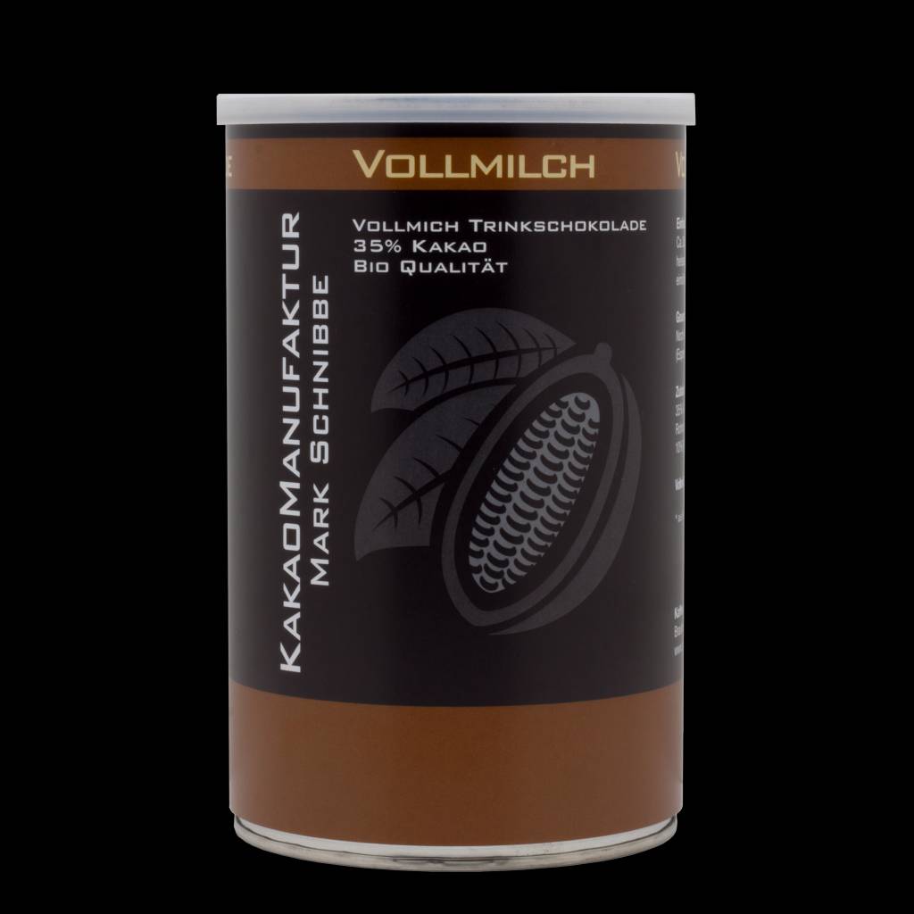 Bio Trinkschokolade Vollmilch 35% - Kaffeemanufaktur Schnibbe