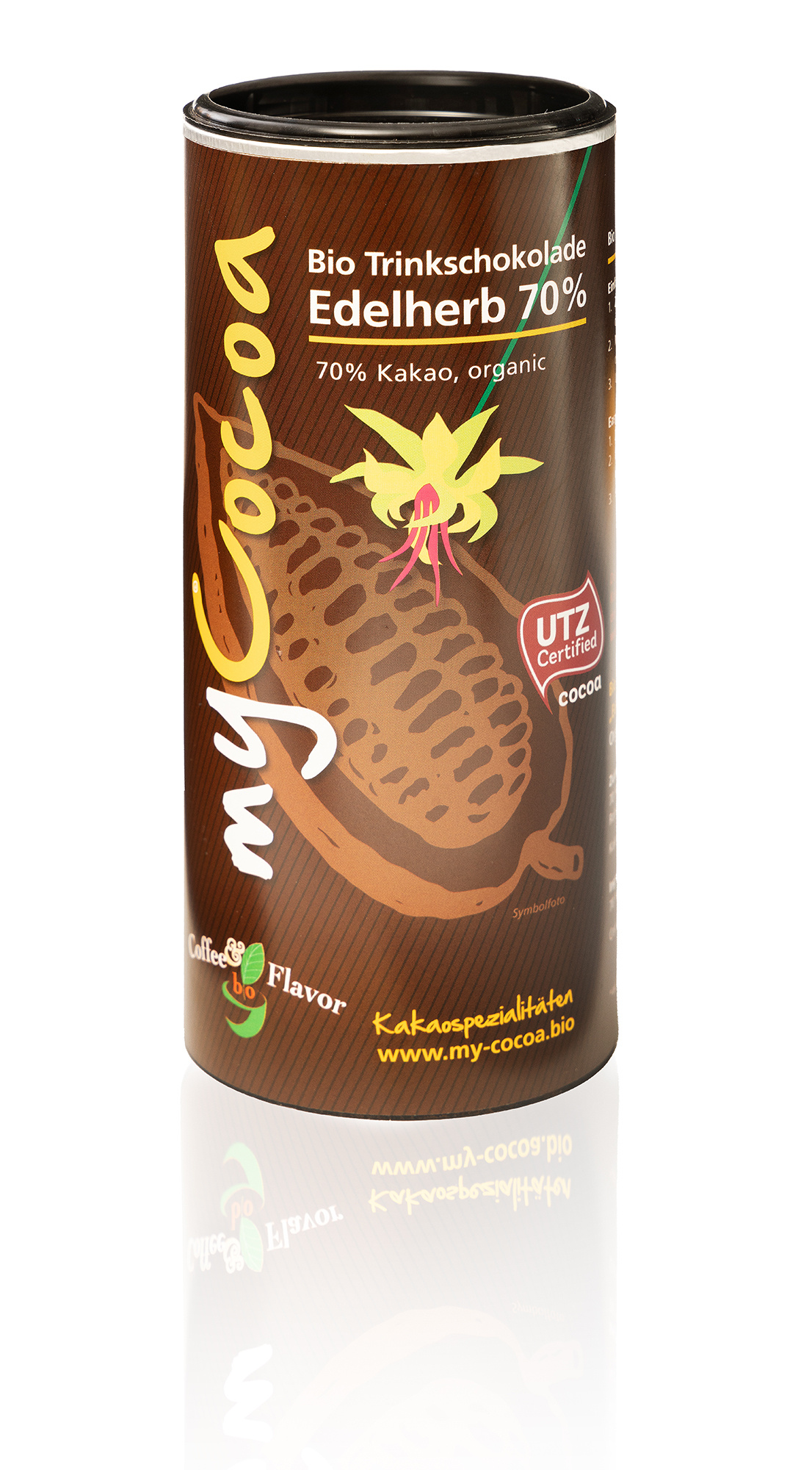 Bio Vegane Trink Schokolade 70% - - Kaffeemanufaktur Schnibbe