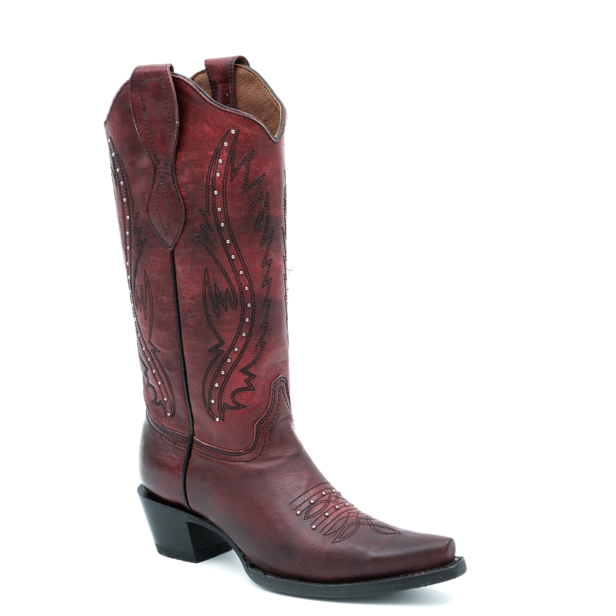 Wine Red Cowboy Boots - Corral - Boots by M