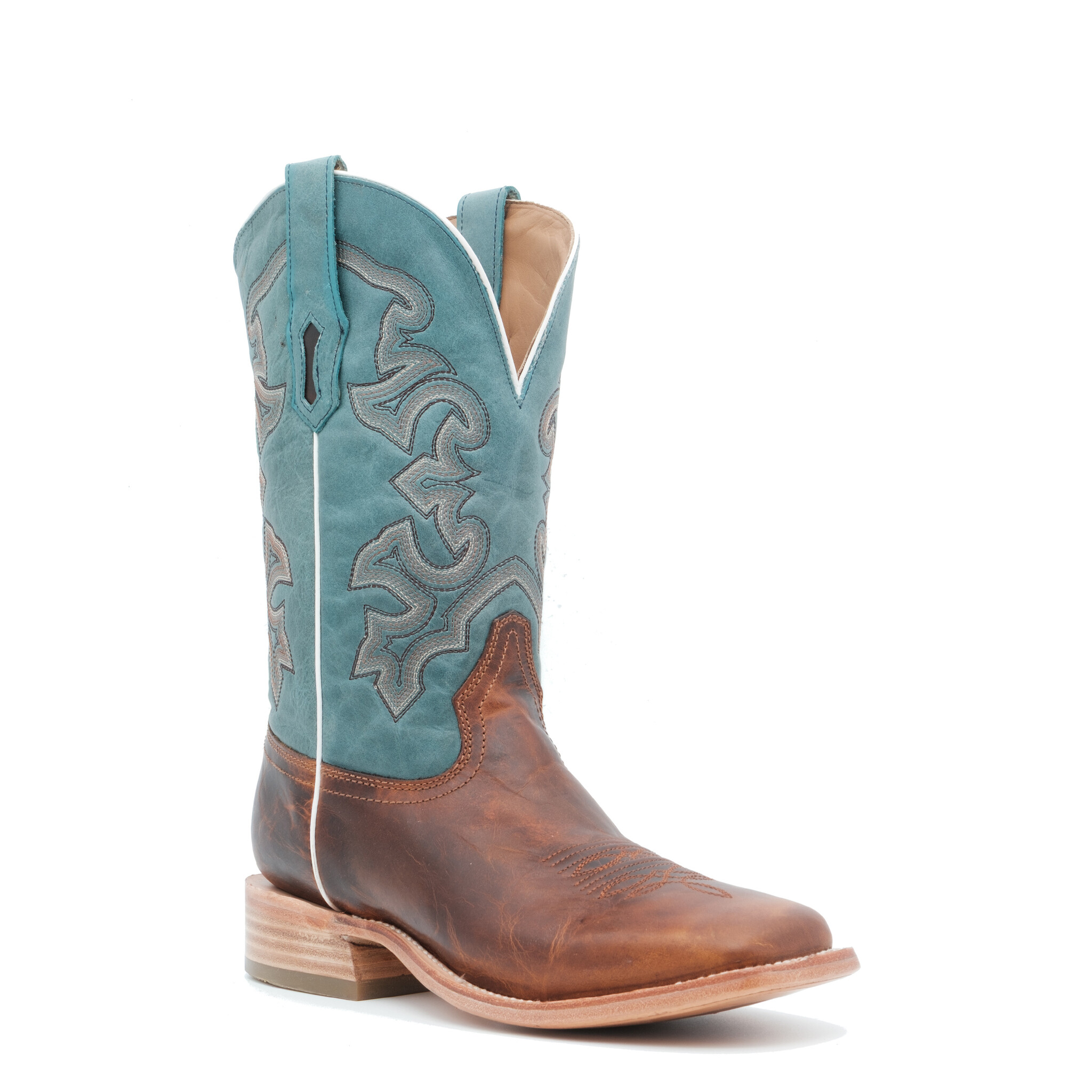 Handgemaakte Bruin Blauwe Western Laars - Corral - Boots by M