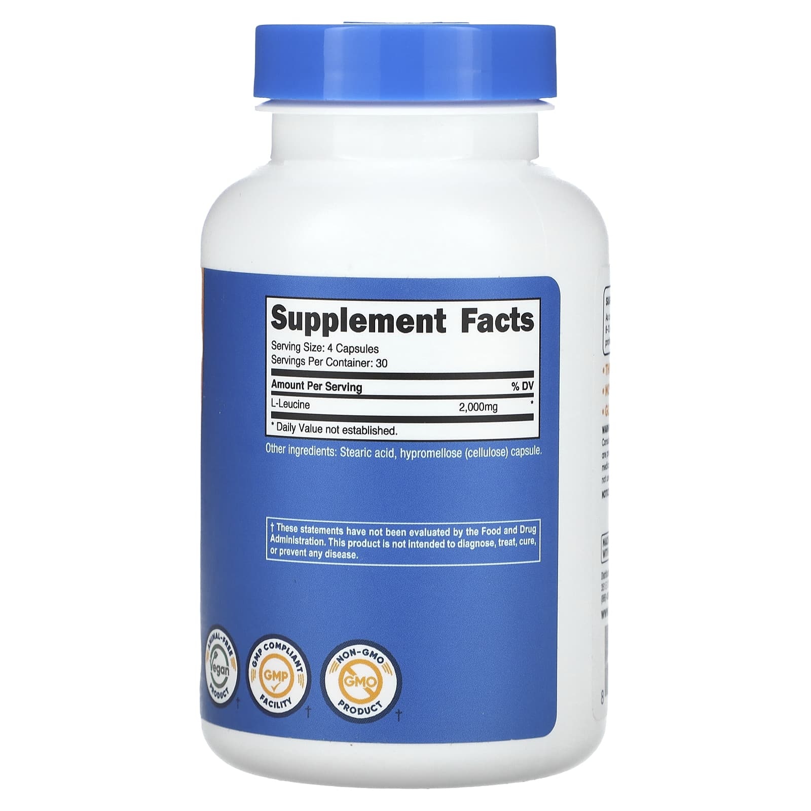 L-leucin, 120 Kapseln (500 Mg Pro Kapsel) - Apran