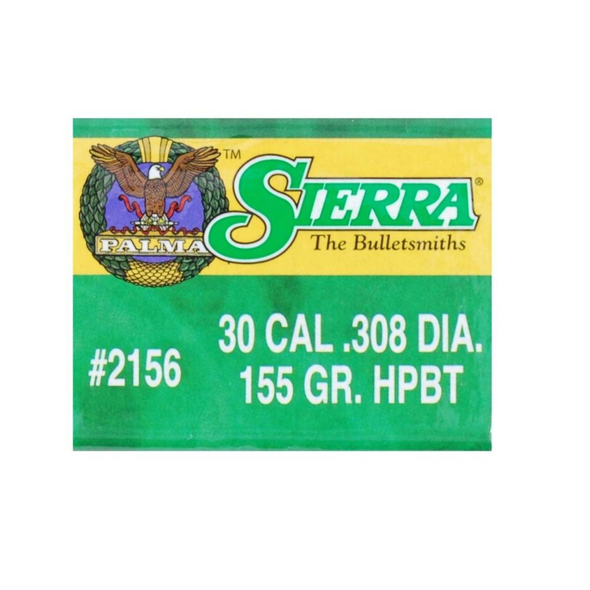 Bullets Sierra Palma Match .30 HPBT 155 grain 2156 | SEM shooting sports