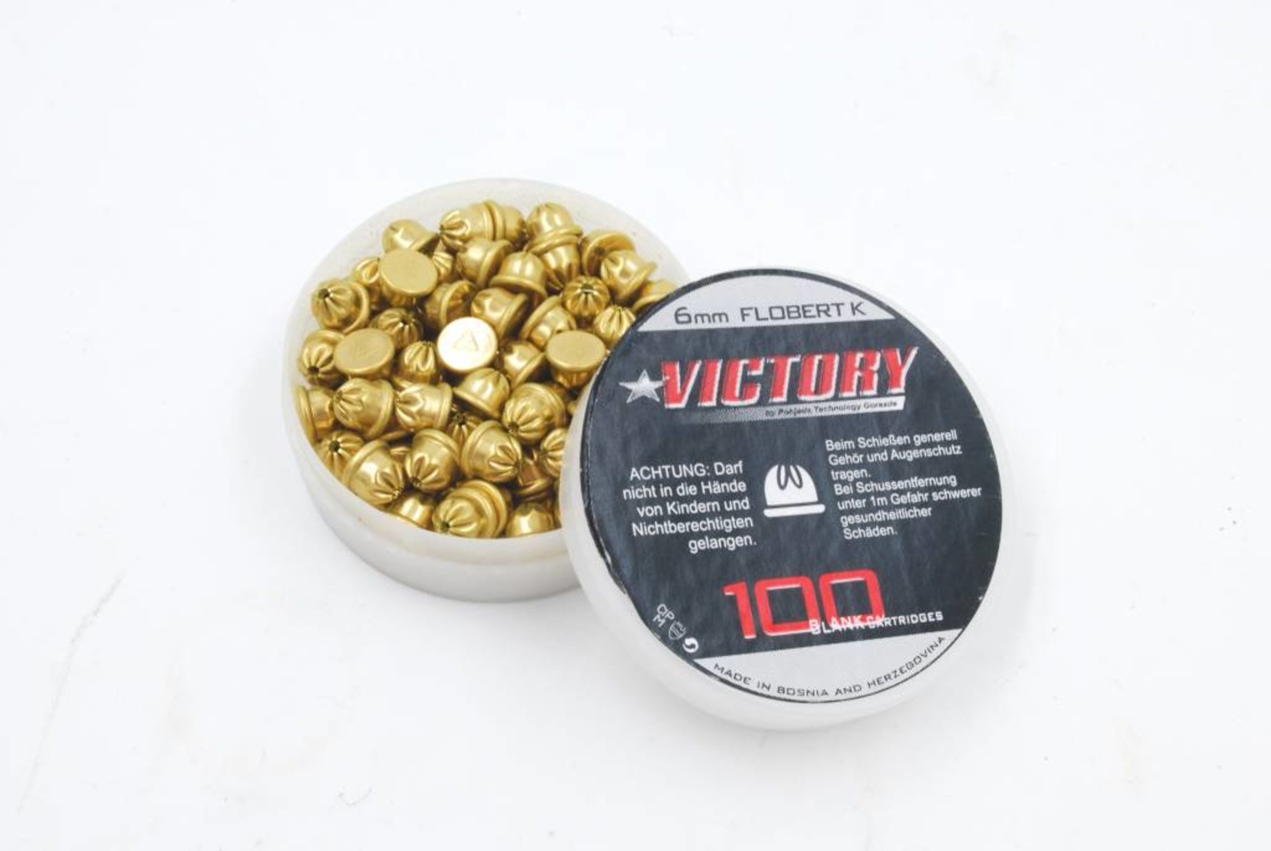 Victory 6mm Flobert Crimped Blancs | SEM shooting sports