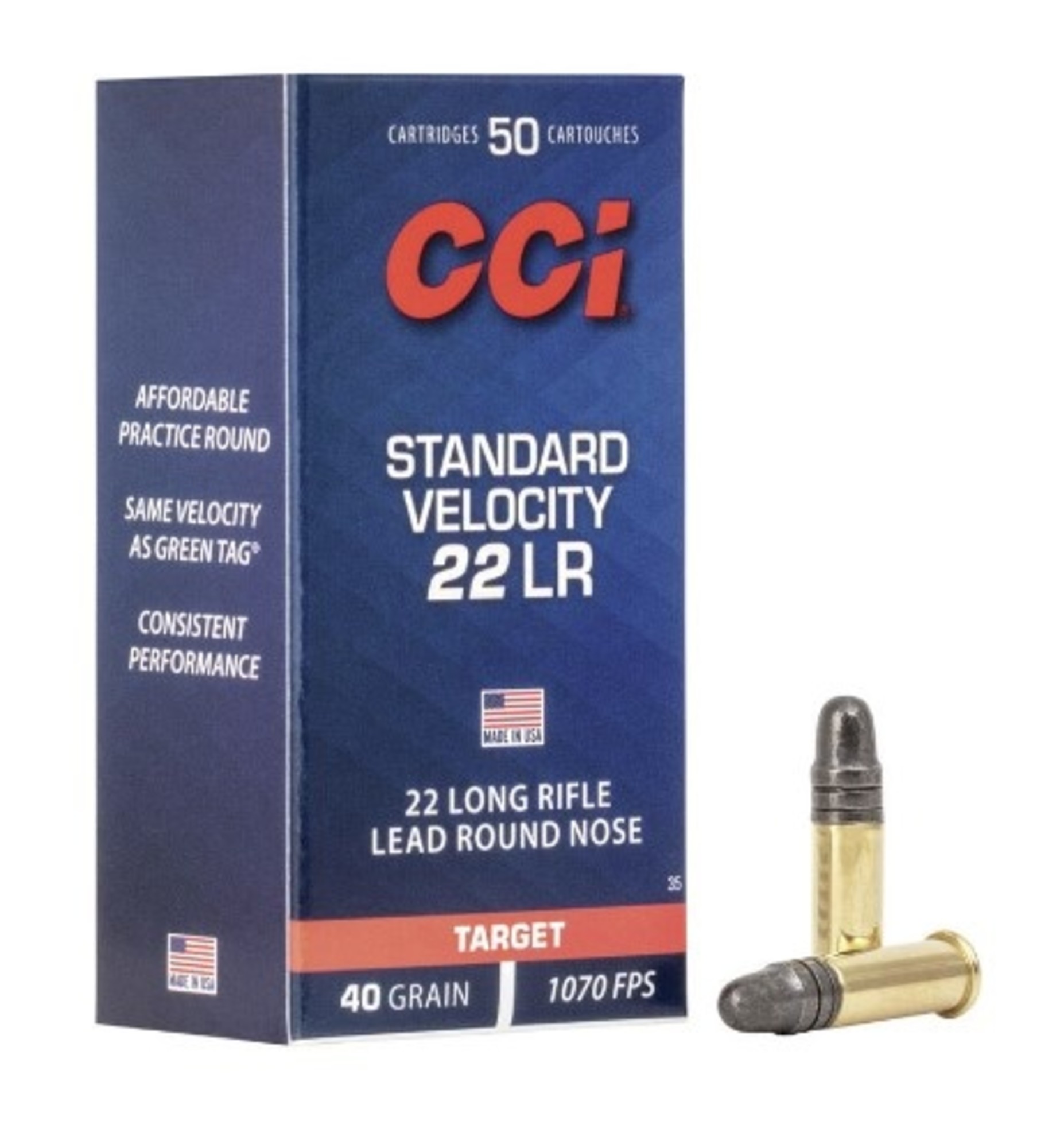 CCI Standard Velocity .22 LR RN 40 Grain | SEM shooting sports