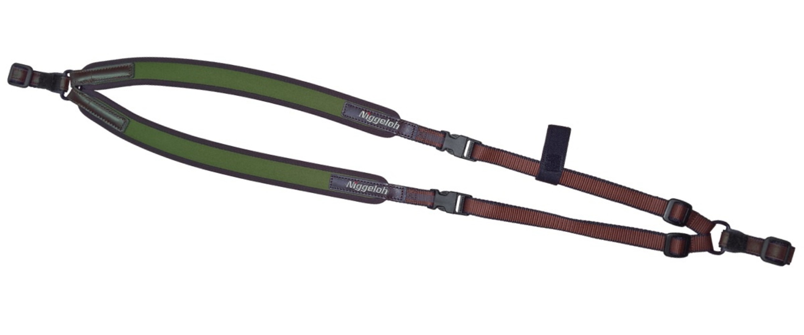 Backpack rifle sling with neoprene green by Niggeloh | SEM shooting sports