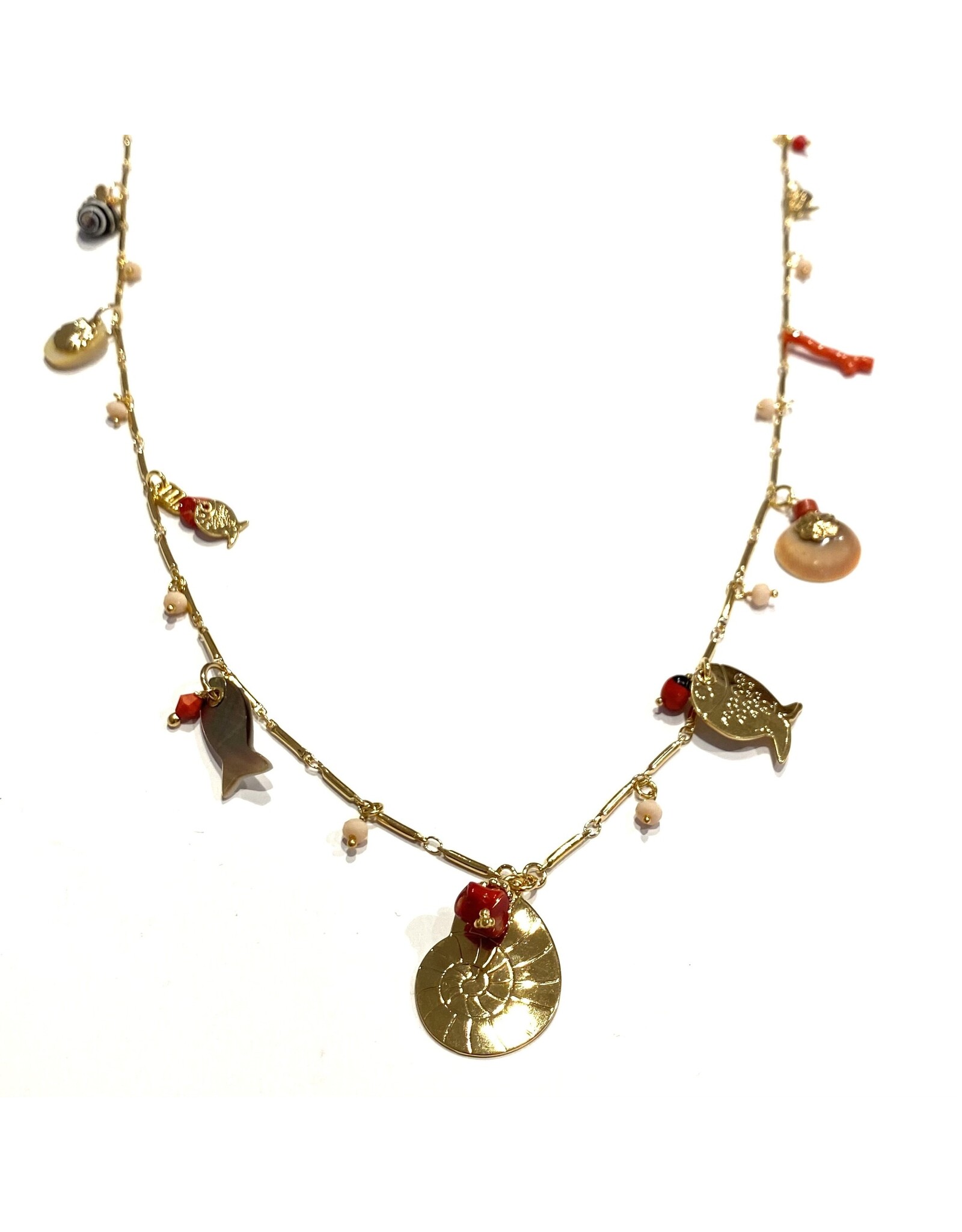 Gilded necklace from Gas Bijoux - Diva Amsterdam Jewellery