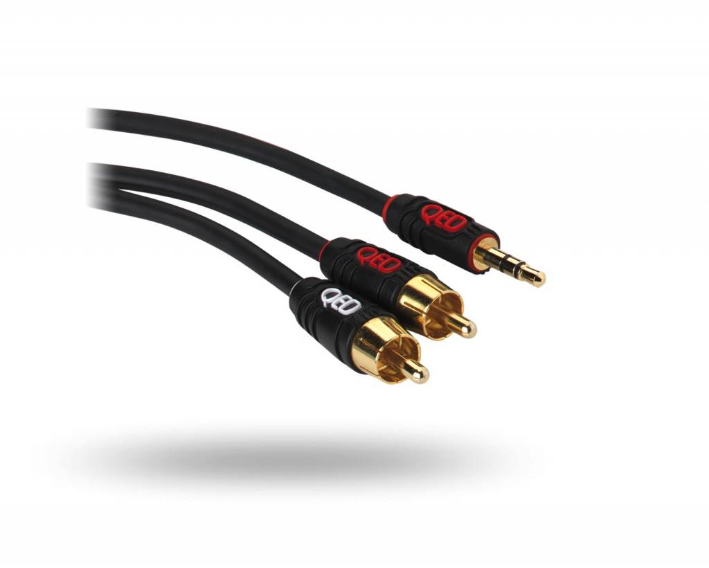 QED Profile J2P Audio Precision Cable ( Stereo Jack to Phono ) - VinylVinyl