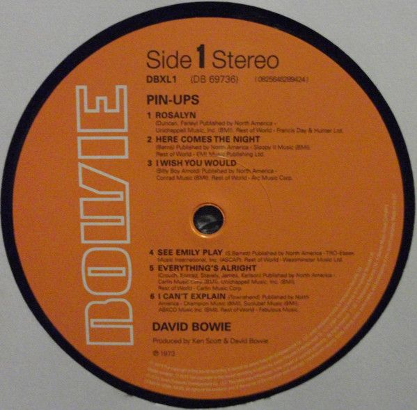 David Bowie Pin Ups =180g= vinyl LP =remaster - VinylVinyl