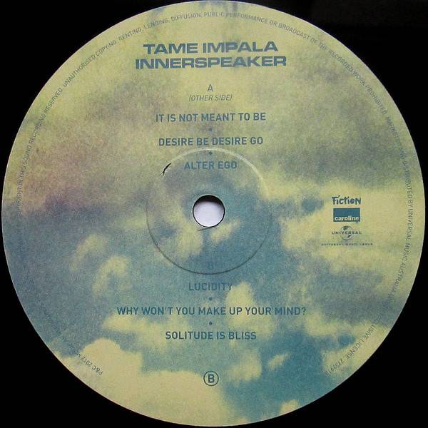 Tame Impala Innerspeaker ( vinyl 2LP ) - VinylVinyl