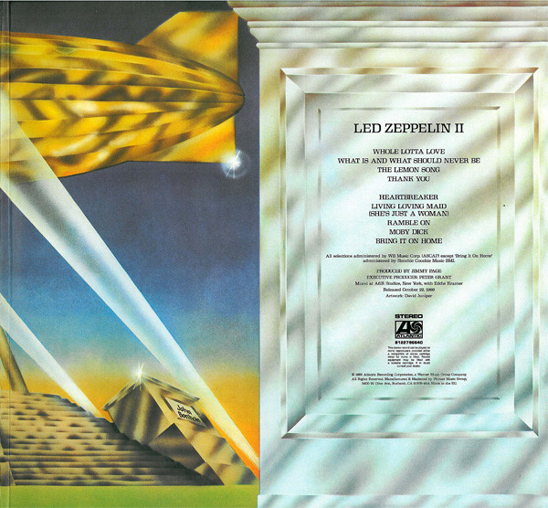 Led Zeppelin II ( 2014 remaster HQ vinyl record LP ) - VinylVinyl