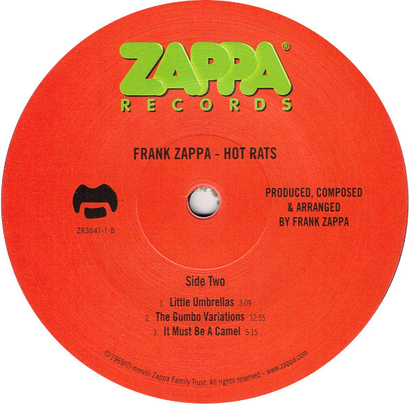 Frank Zappa Hot Rats = VINYL LP = - VinylVinyl
