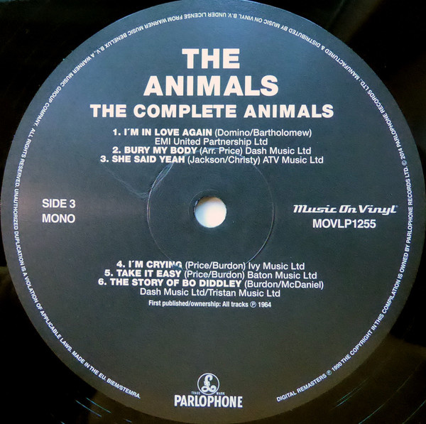 Animals, the The Complete Animals ( 180g vinyl 3LP ) - VinylVinyl