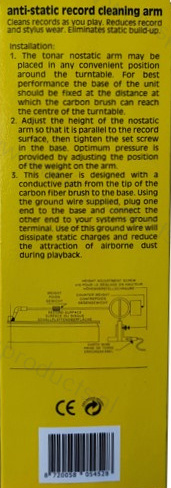 Tonar NoStatic Record Cleaning Arm ( Dust Bug) - VinylVinyl