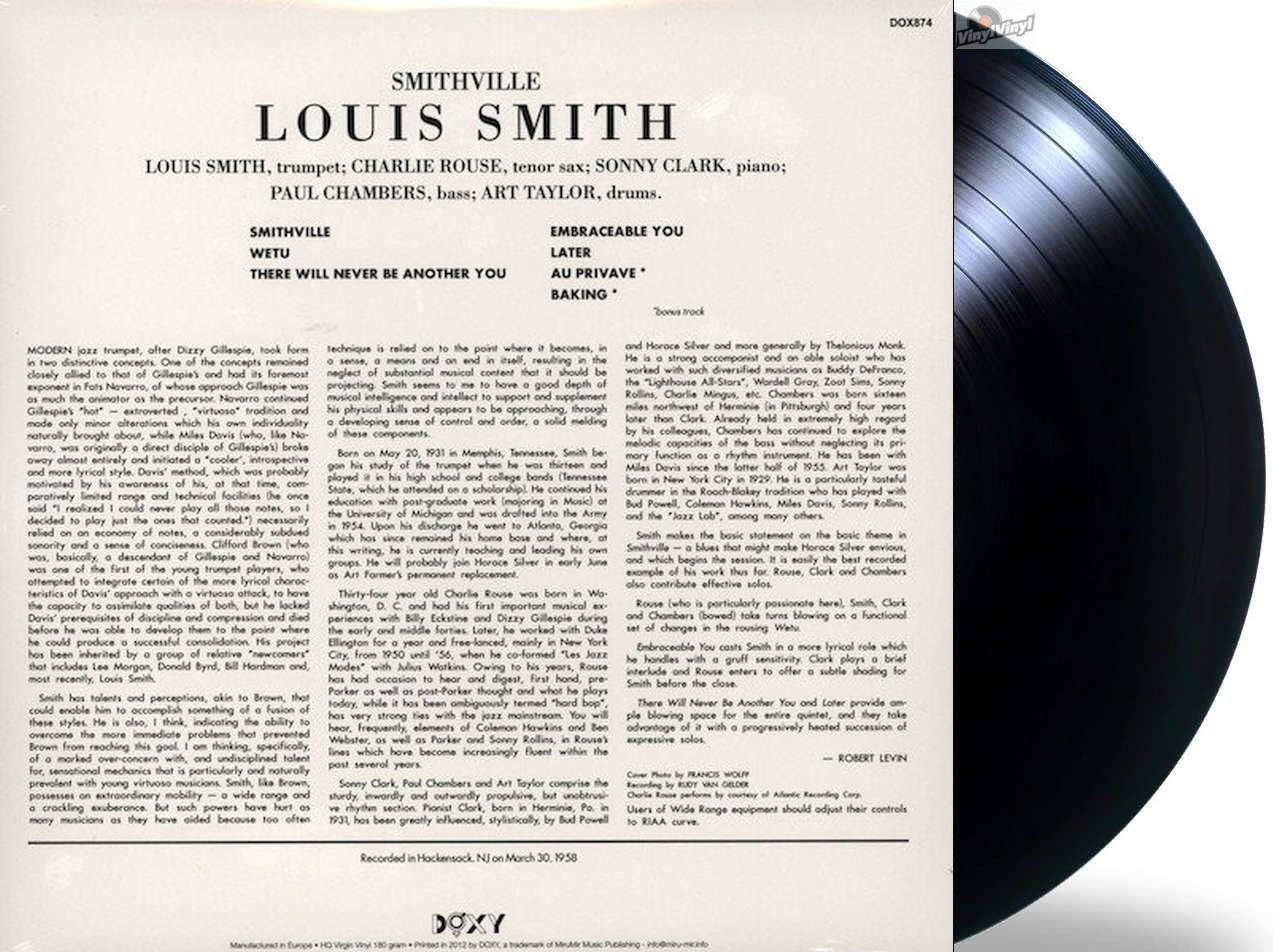 Louis Smith Smithville = 180g vinyl = - VinylVinyl