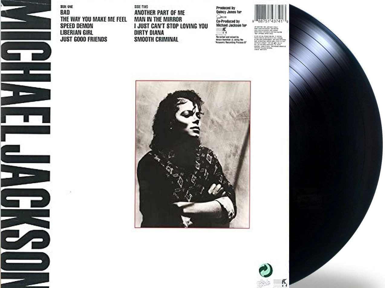 Michael Jackson Bad ( vinyl LP ) gatefold sleeve - VinylVinyl