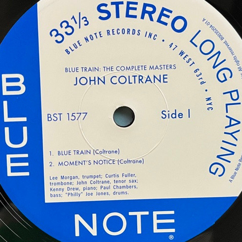 John Coltrane Blue Train(STEREO)( New Tone Poets/ HQ 180G vinyl 2LP ...