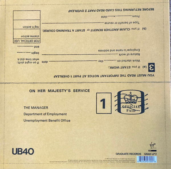 UB 40 Signing Off ( red vinyl 2LP) - VinylVinyl