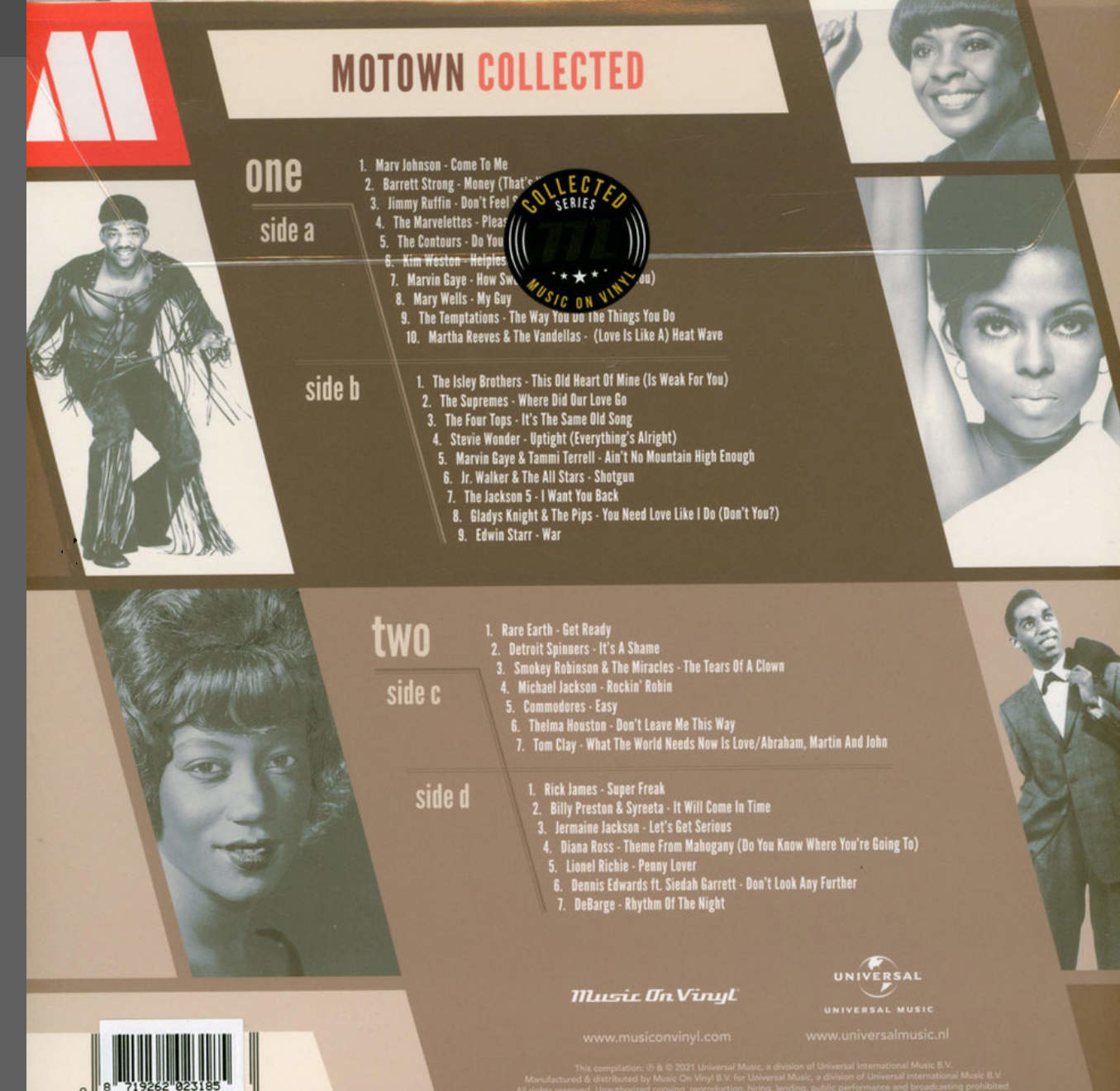 Various Artists Motown Collected ( 180g vinyl 2LP) - VinylVinyl