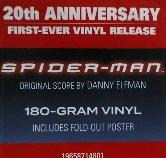 OST - Soundtrack Spider-Man ( Danny Elfman )( 180g vinyl LP ) - VinylVinyl