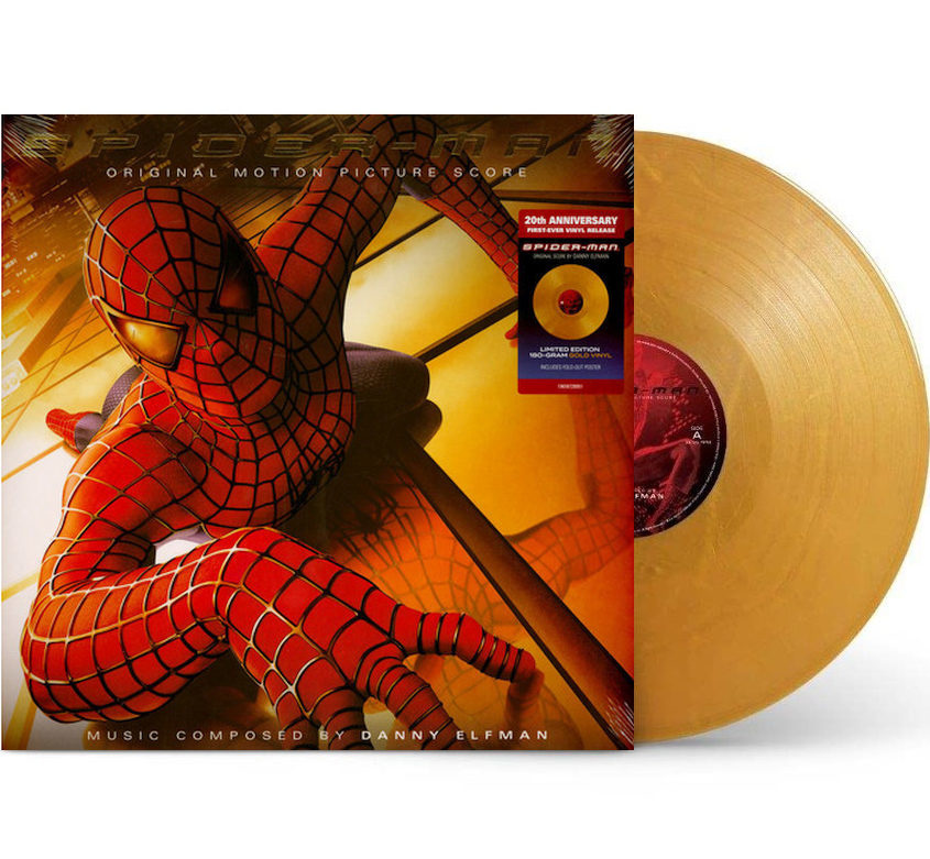 Soundtrack Spider-Man ( Danny Elfman )(180g gold coloured vinyl LP) - VinylVinyl