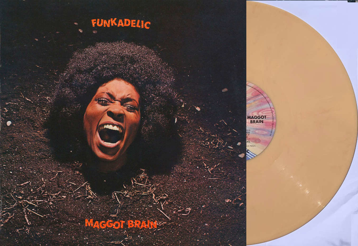 Funkadelic Maggot Brain - coloured vinyl record LP - VinylVinyl