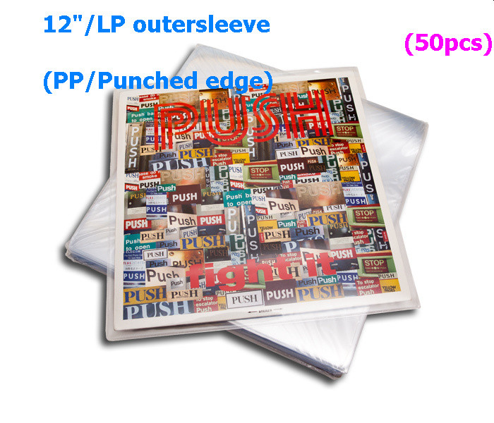 12 inch /LP protective sleeves made from PP ( punched edge ) - VinylVinyl