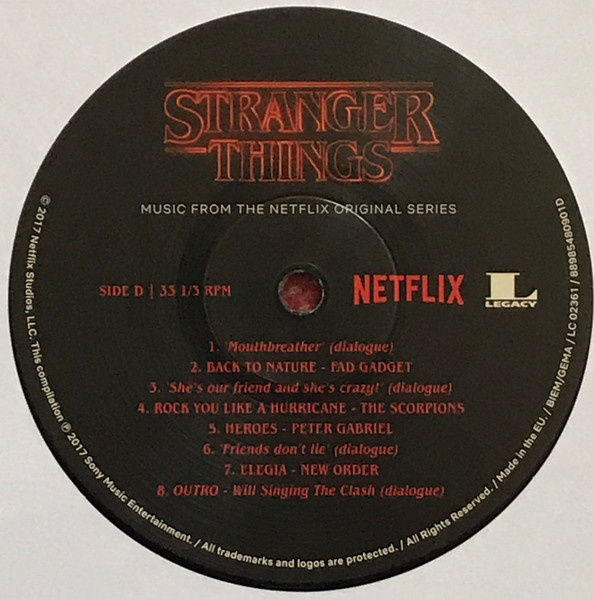 V/A-Stranger Things Soundtrack The Netflix series )( vinyl 2LP ...