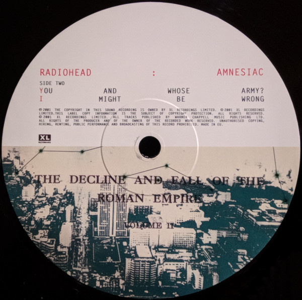Radiohead Amnesiac ( vinyl 2LP ) - VinylVinyl