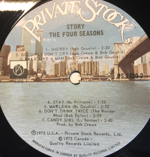 The Four Seasons Story ( Greatest Hits ) ( vinyl 2LP ) - VinylVinyl