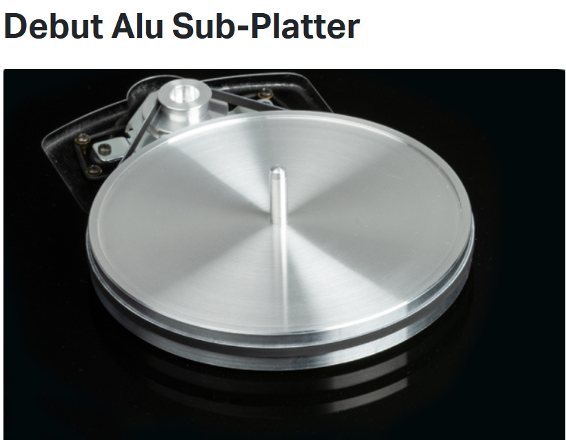 ProJect - Aluminium Sub-Platter for Debut - VinylVinyl