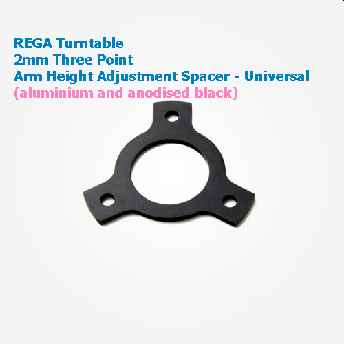 Rega 2mm Three Point Arm Height Adjustment Spacer - Universal - VinylVinyl