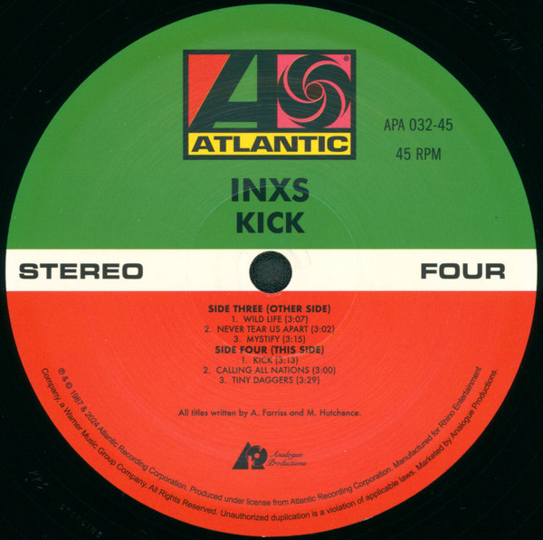 INXS Kick (180g 45RPM HQ vinyl 2LP) - VinylVinyl