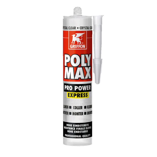 Griffon Poly Max Pro Power Express 300g Crystal Clear - Kitxpert.nl