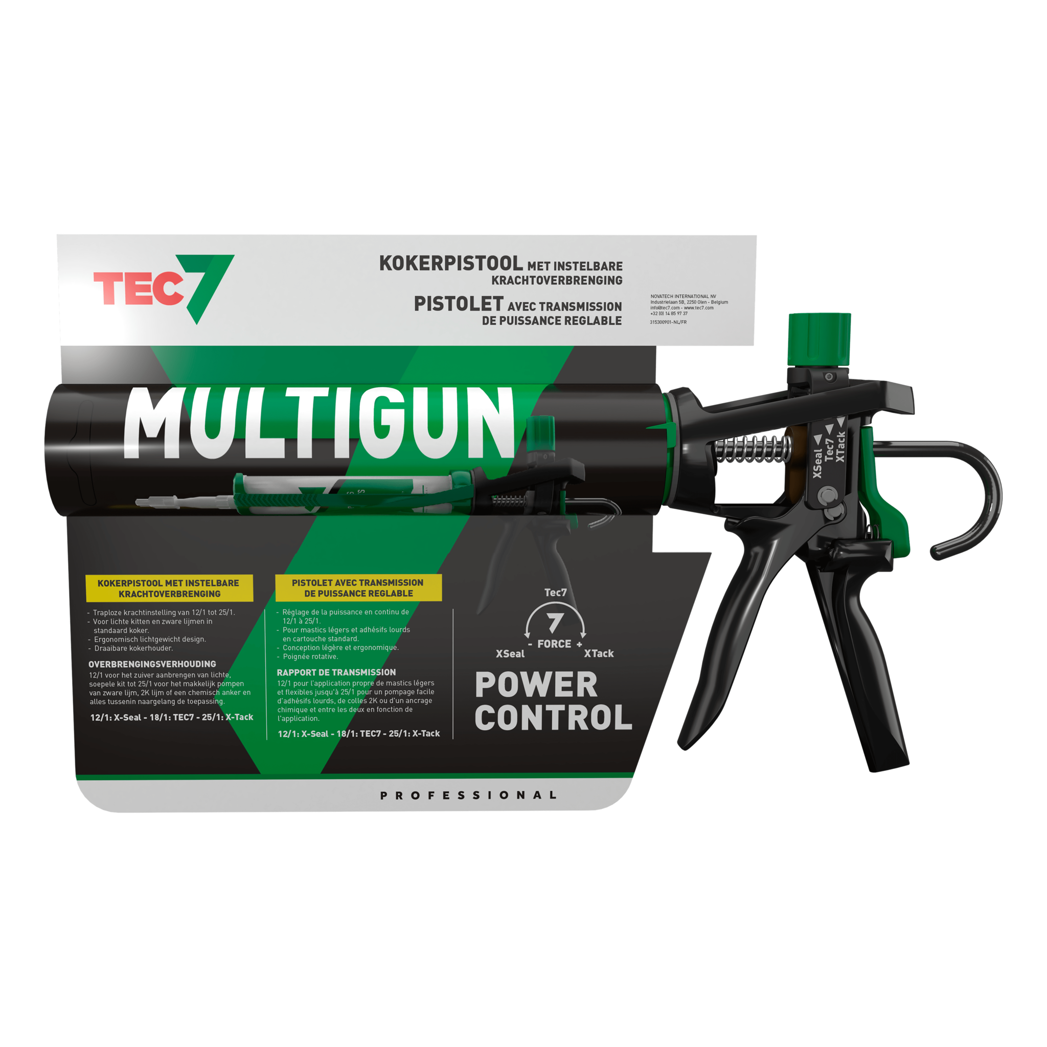 TEC7 Multigun - Kitpistool: Kitspuit - Kitxpert.nl