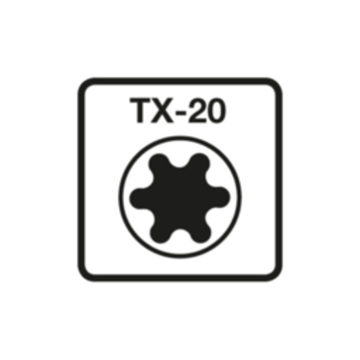 DynaPlus Unischroef 4x25 TX-Drive Torx 20 Voldraad 200st. - Kitxpert.nl