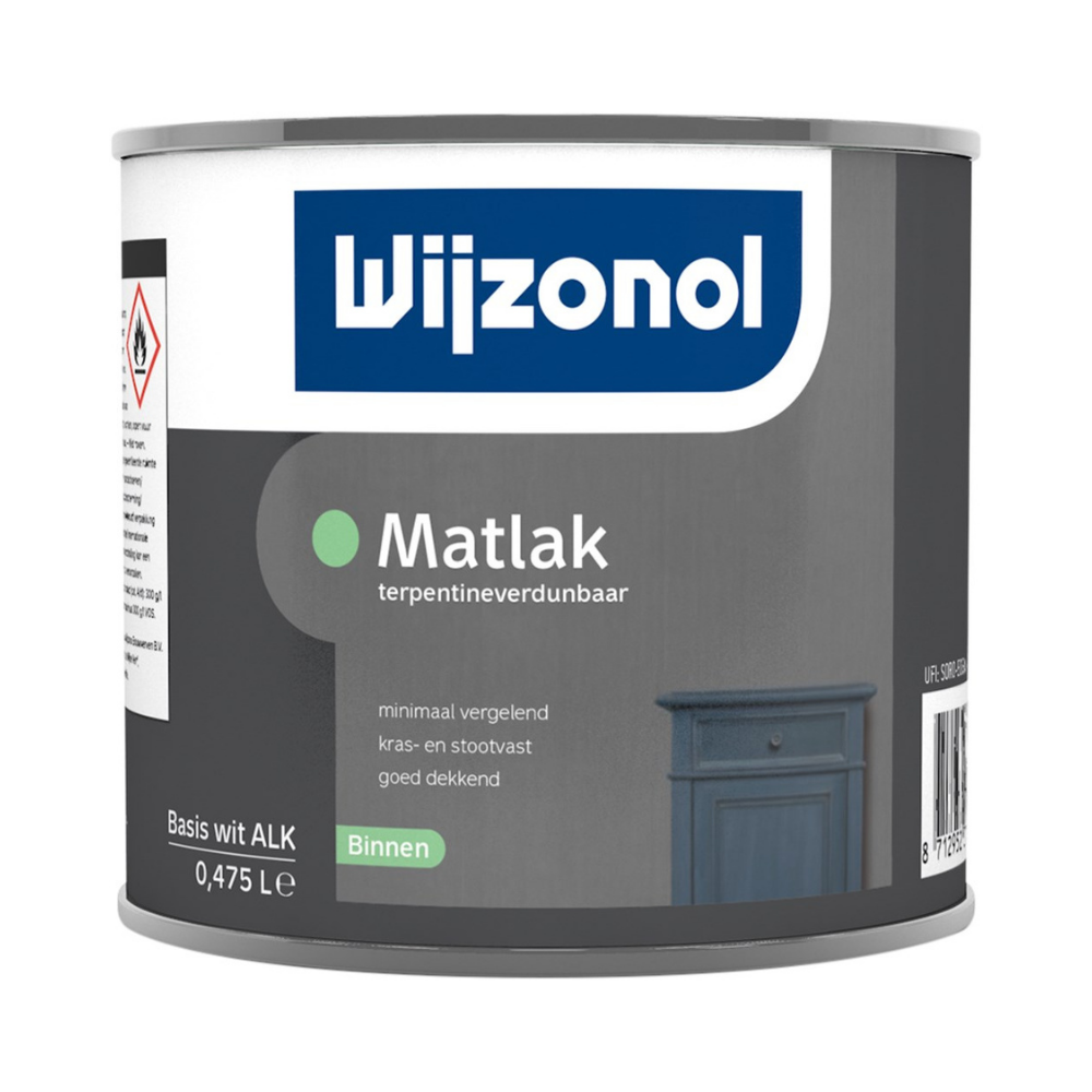 Wijzonol Matlak Terpentineverdunbaar - Kitxpert.nl