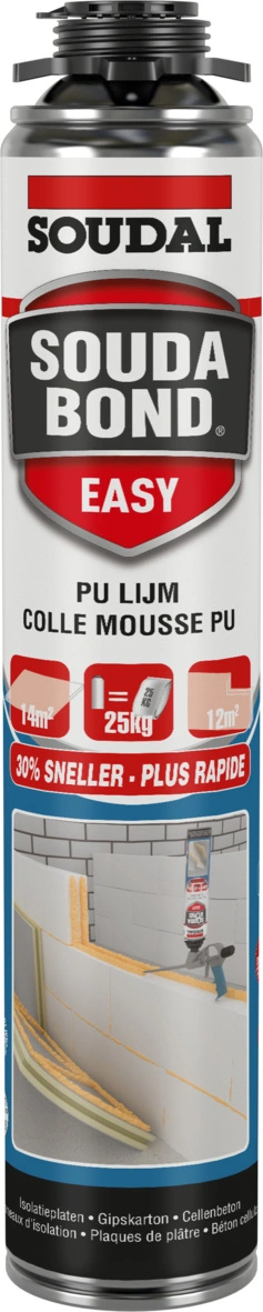 Soudal Soudabond Easy 750ml | Montageschuim - Kitxpert.nl