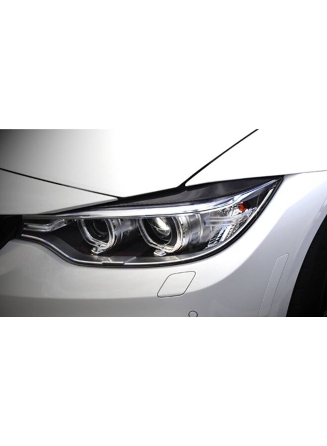 Carbon headlight covers - JHParts