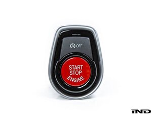 Red start/stop button BMW F8x M2 M3 M4 - JHParts