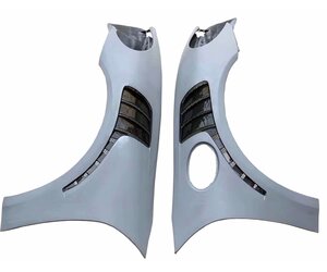 Splash guards with carbon louvres Porsche 981 GT4 - JHParts