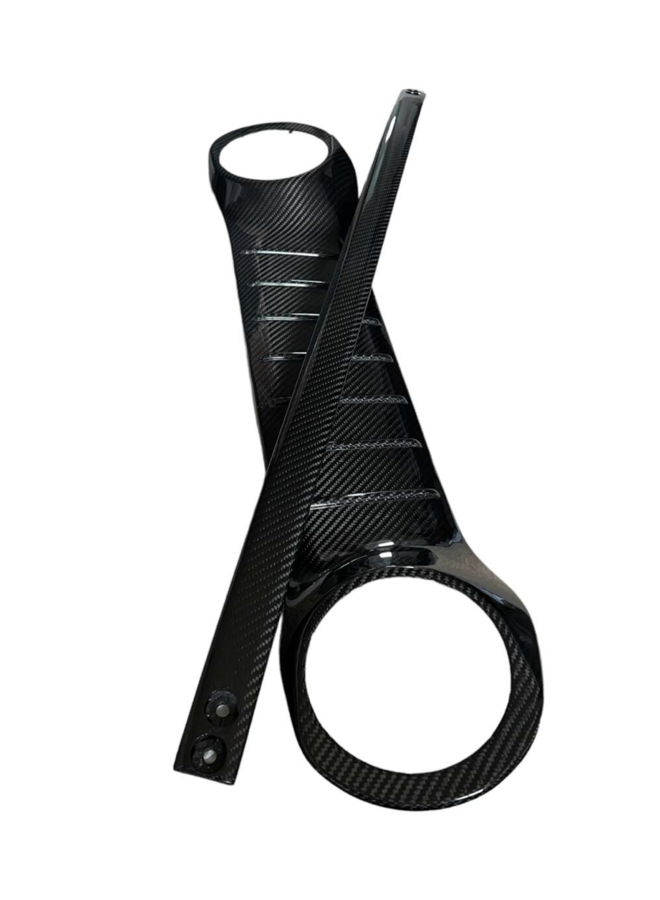 Porsche 981 / 718 cayman GT4 RS Carbon engine cover & roll bar - JH Parts