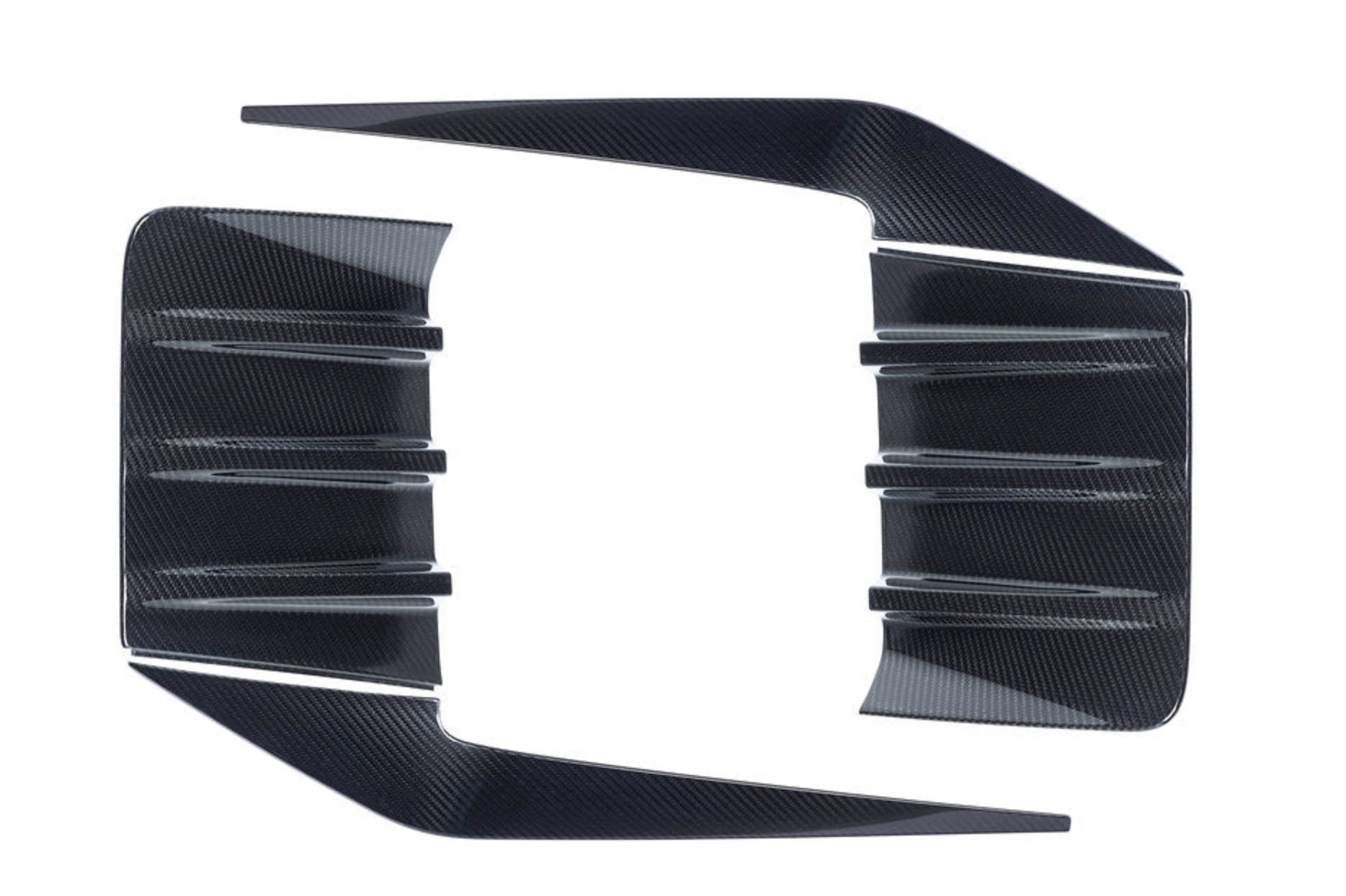 BMW G87 M2 Carbon rear bumper trim set - JH Parts