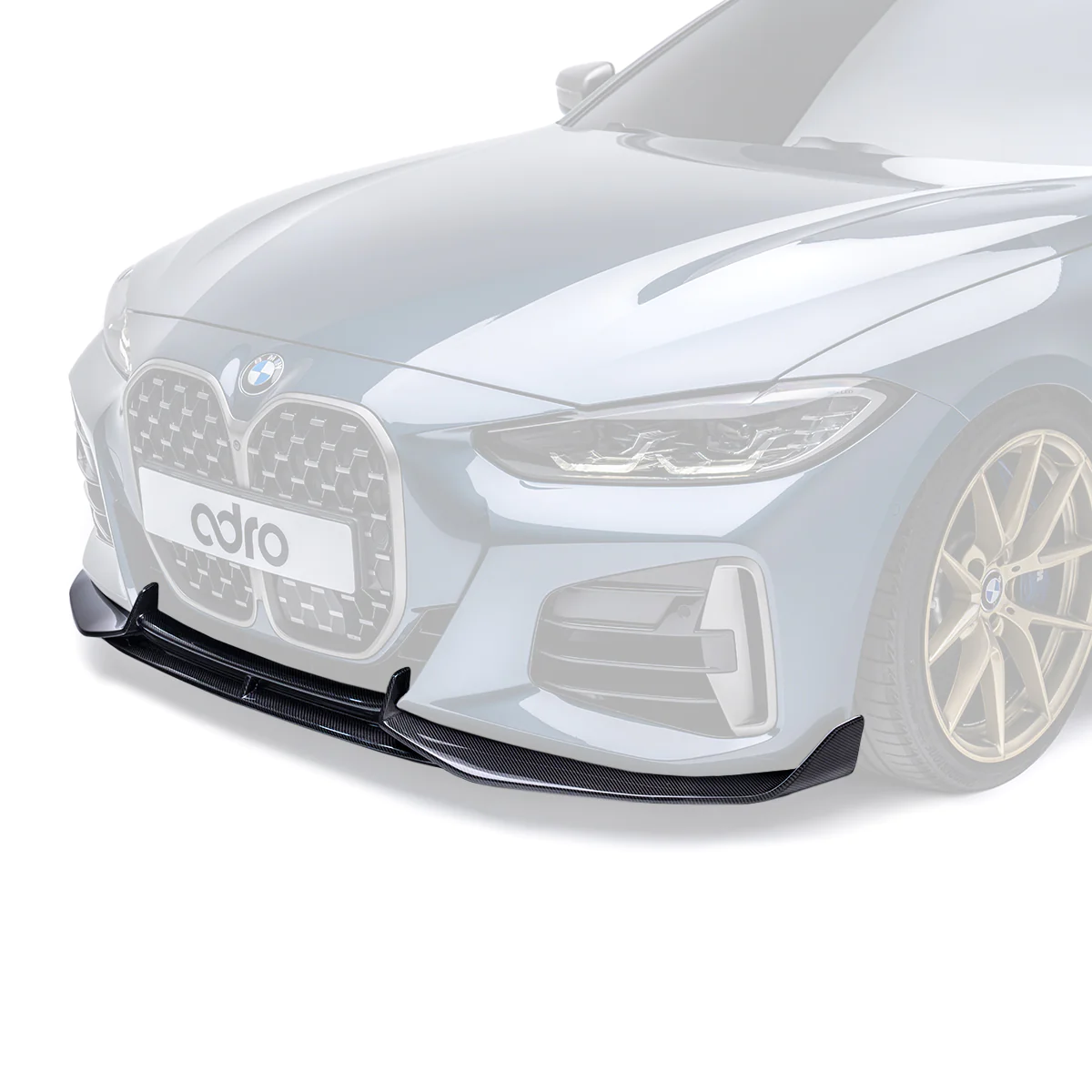 BMW G22 M440i Adro carbon front lip splitter - JHParts