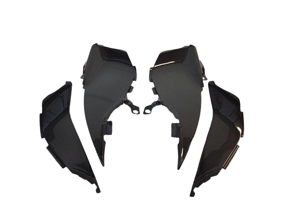 Ferrari F8 Tributo carbon headlight louvre air scoop side screen - JHParts