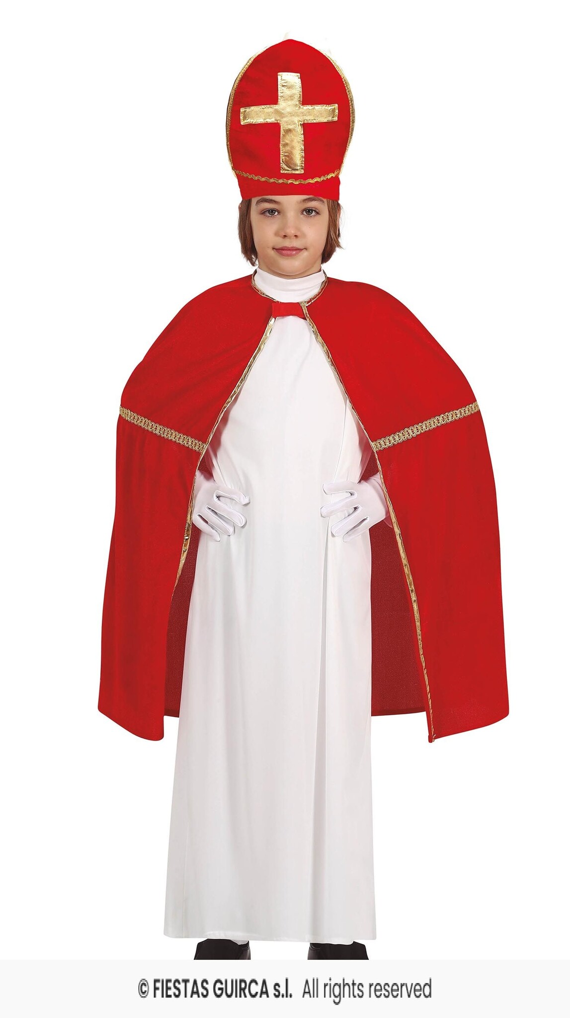 Sint Mantel en Hoed Kind - Feestbazaar.nl