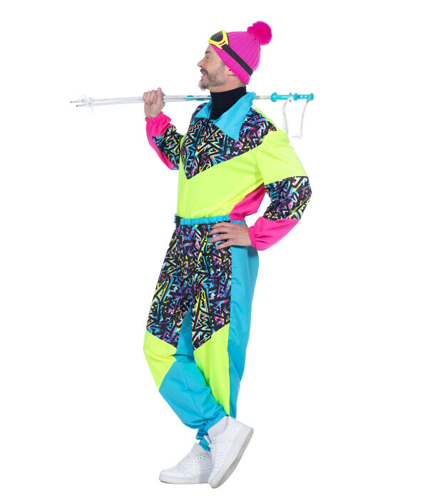 80's Skipak Neon Heren Rick - Feestbazaar.nl