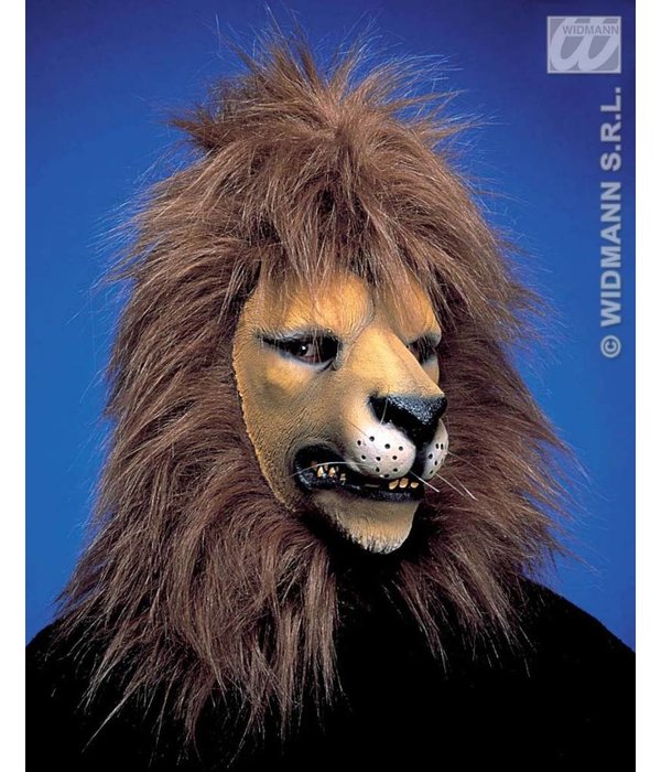 Leeuwen masker met haar - Feestbazaar.nl
