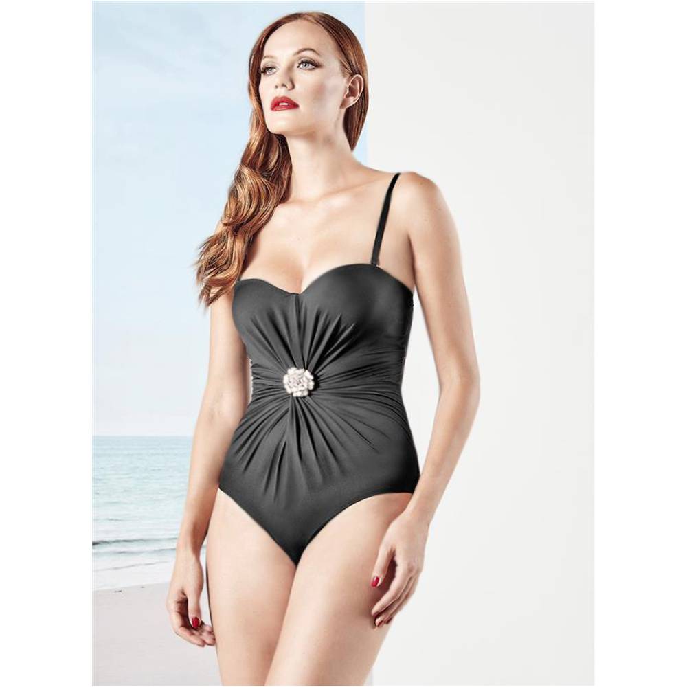 Parah Bademode Damen badeanzug Elegance schwarz| Italian Design ... Parah Bademode Damen badeanzug Elegance schwarz| Italian Design ...