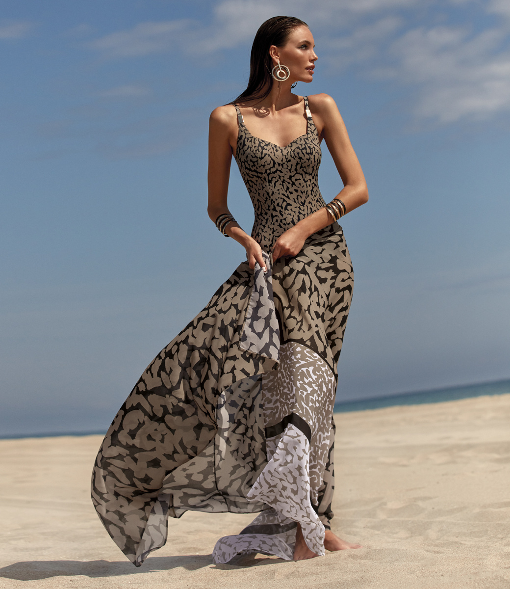 Bad & Strand Roidal Badpak Orion bruin/zwart - Italian Design Fashion ...